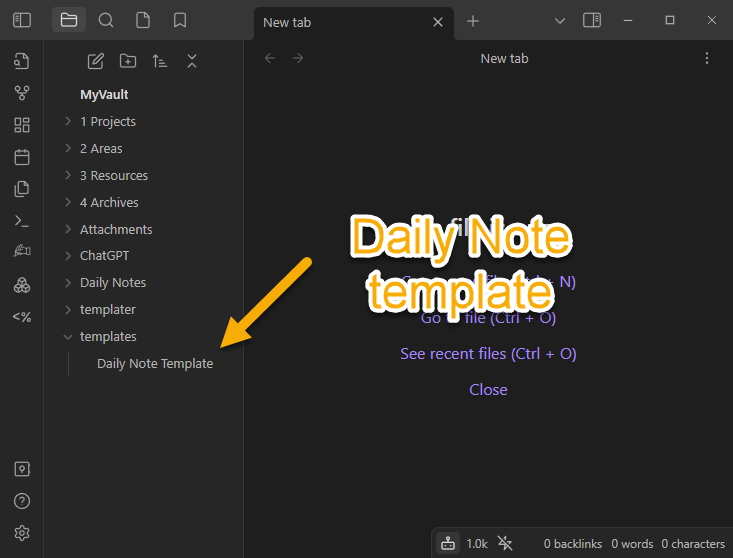 Obsidian Install Cheat Sheet