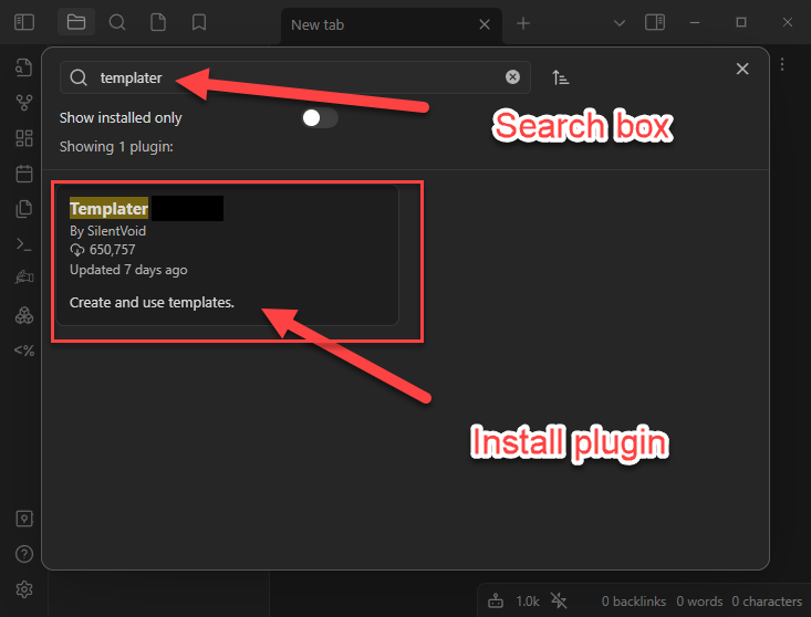Obsidian Install Cheat Sheet
